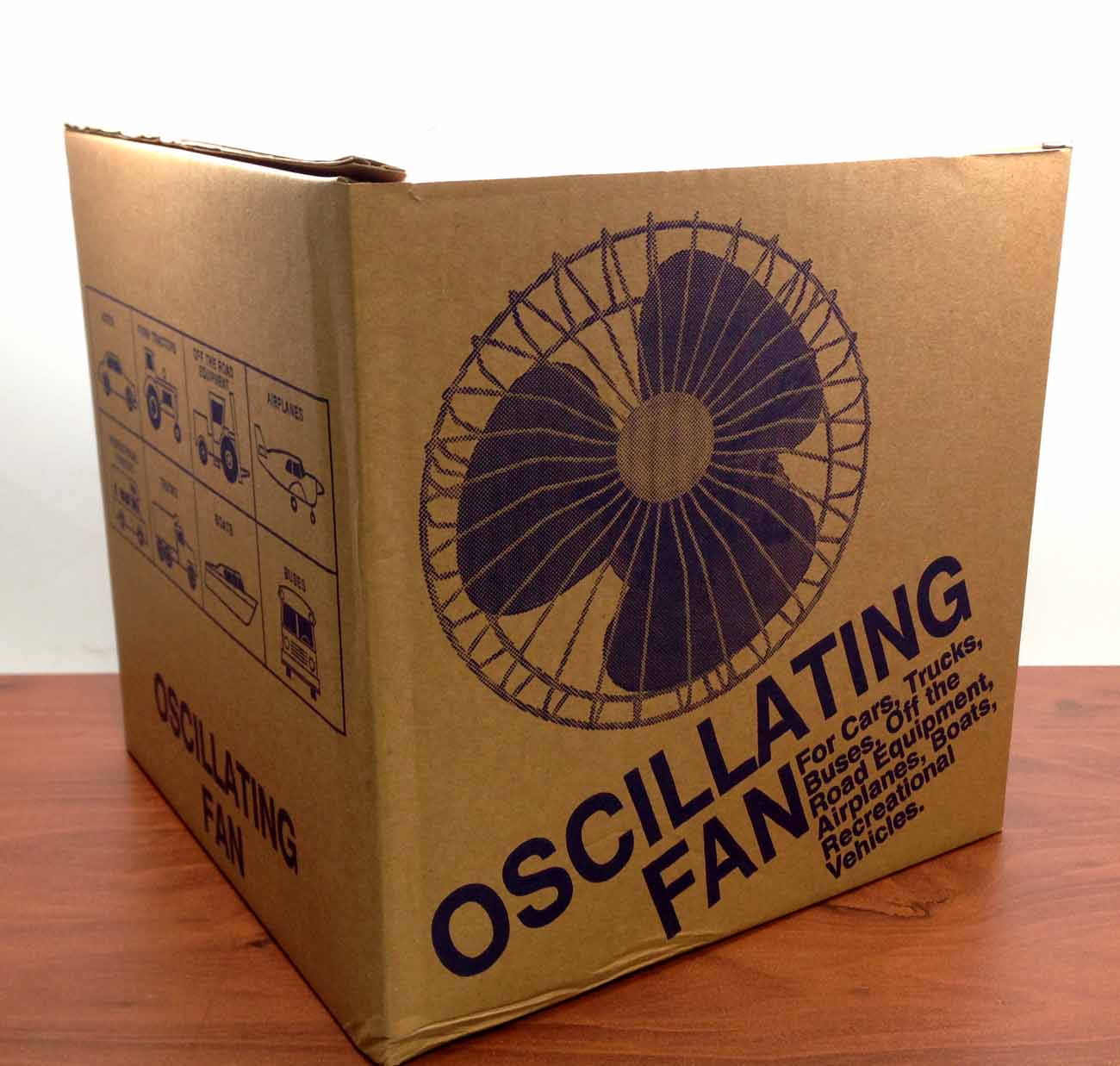 Pactrade Marine Boat TMC 12V Whisper Quiet Oscillating Fan 6" D Cabin