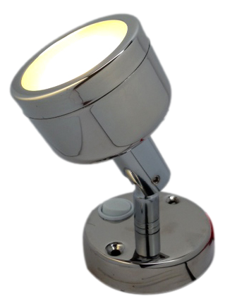 LED BRASS SS304 READING WALL LIGHT DIMMABLE SPLASHPROOF MARINE BOAT ...