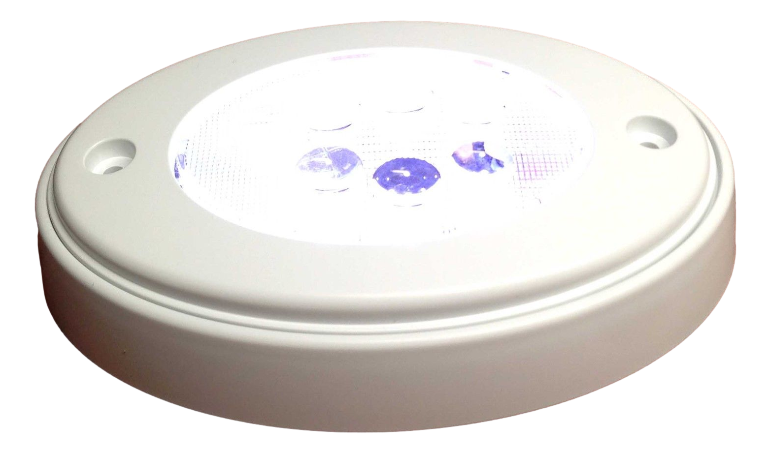 MARINE BOAT LED CEILING LIGHT INTERIOR CABIN PUSH ON/OFF COOL WHITE ...