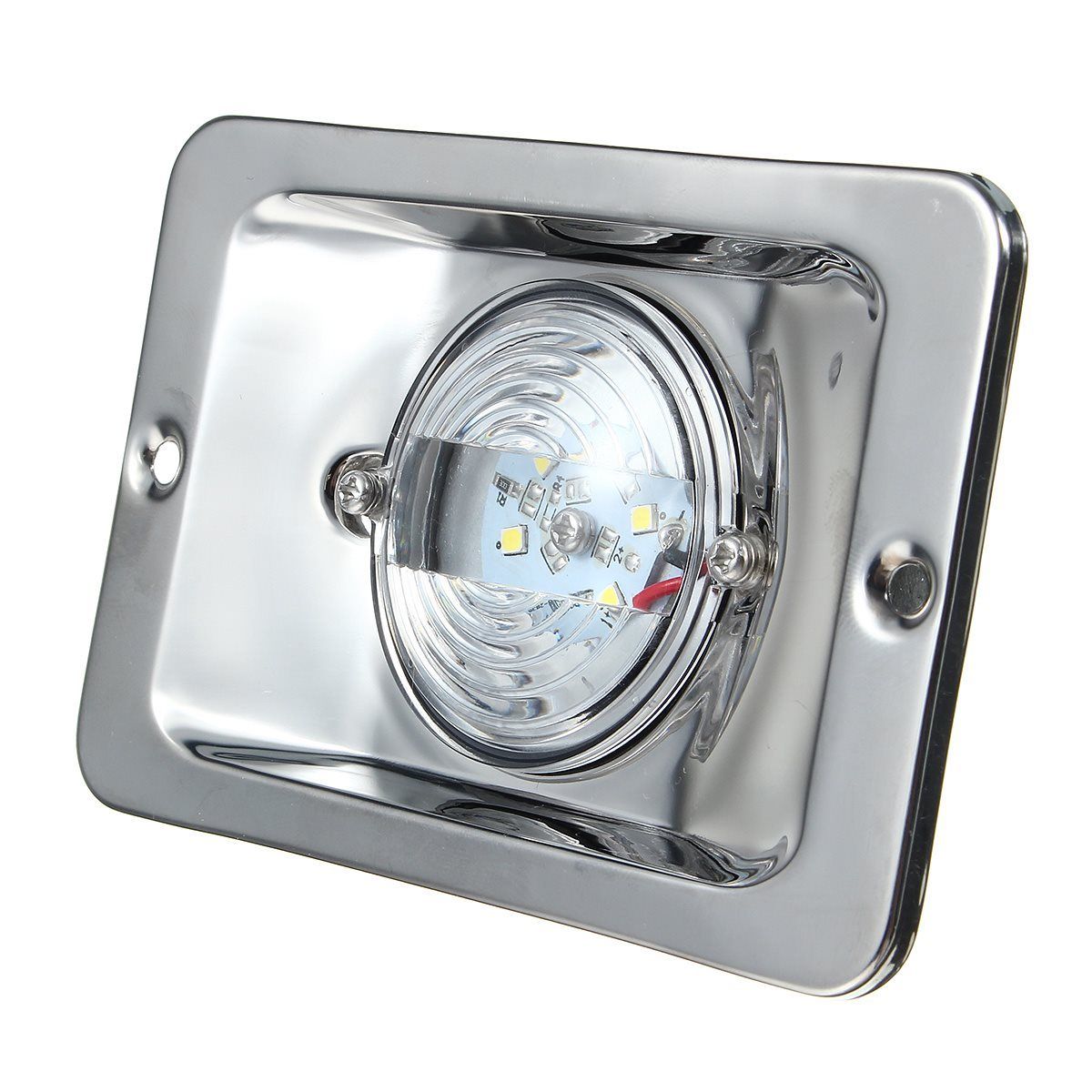 MARINE BOAT LED TRANSOM STERN LIGHT STAINLESS STEEL 304 SPLASHPROOF FL ...