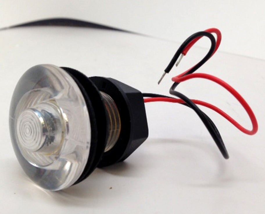 MARINE BOAT LED LIVEWELL ROUND WHITE COURTESY LIGHT OEM WATERPROOF ...