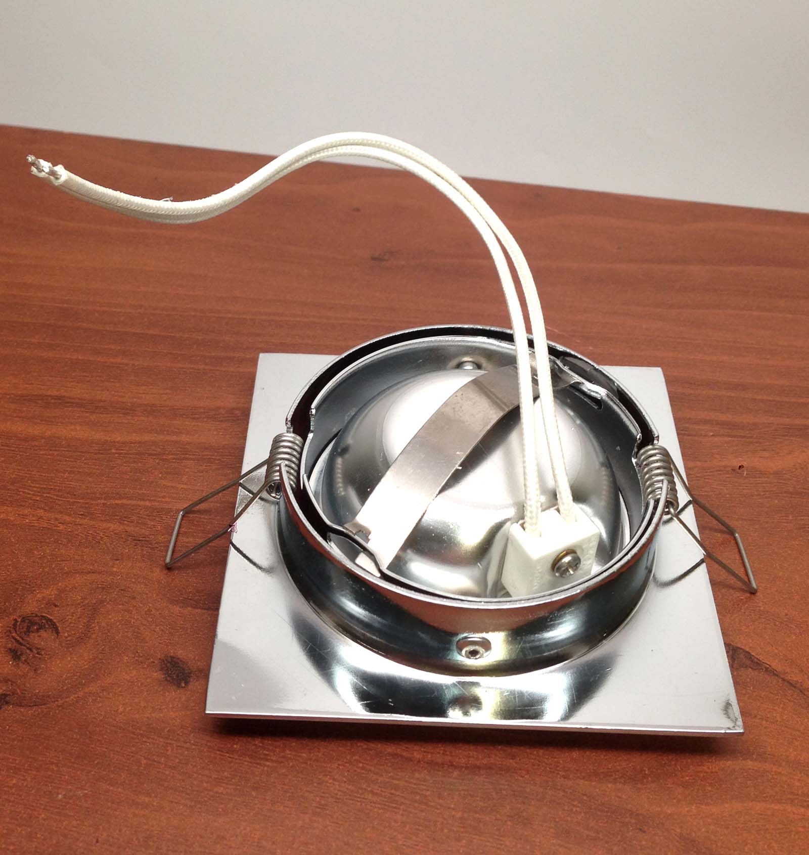 Marine Boat Square LED Swivel Ceiling Light Flush Mount Chrome Plated ...