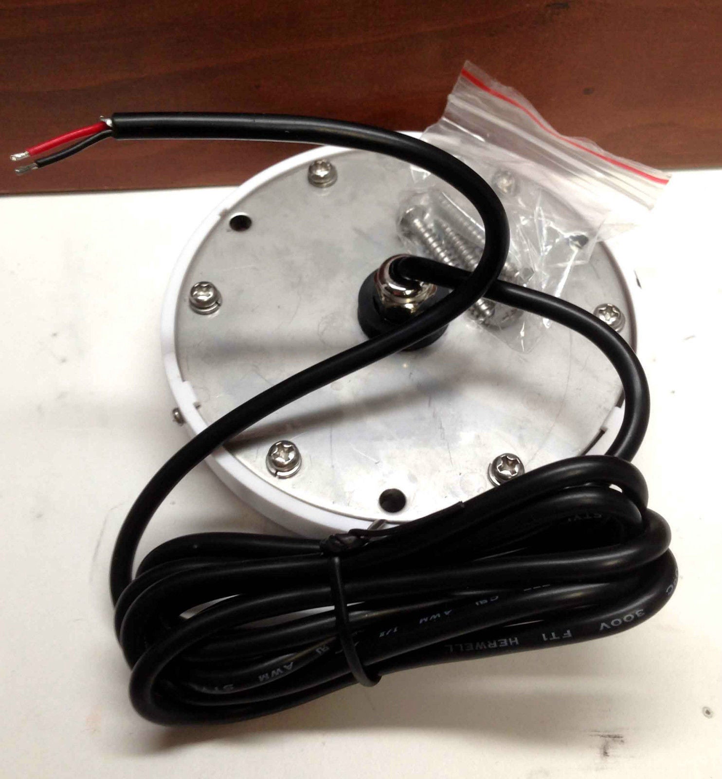 SUPER BRIGHT POLYMER MARINE BLUE UNDERWATER LIGHT BOAT 3 LED 6W FISHIN ...