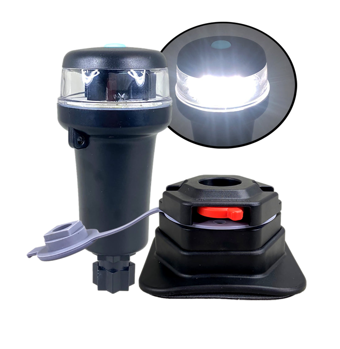 Pactrade Marin Boat LED 3A Battery White All Round Navigation Light Cl ...