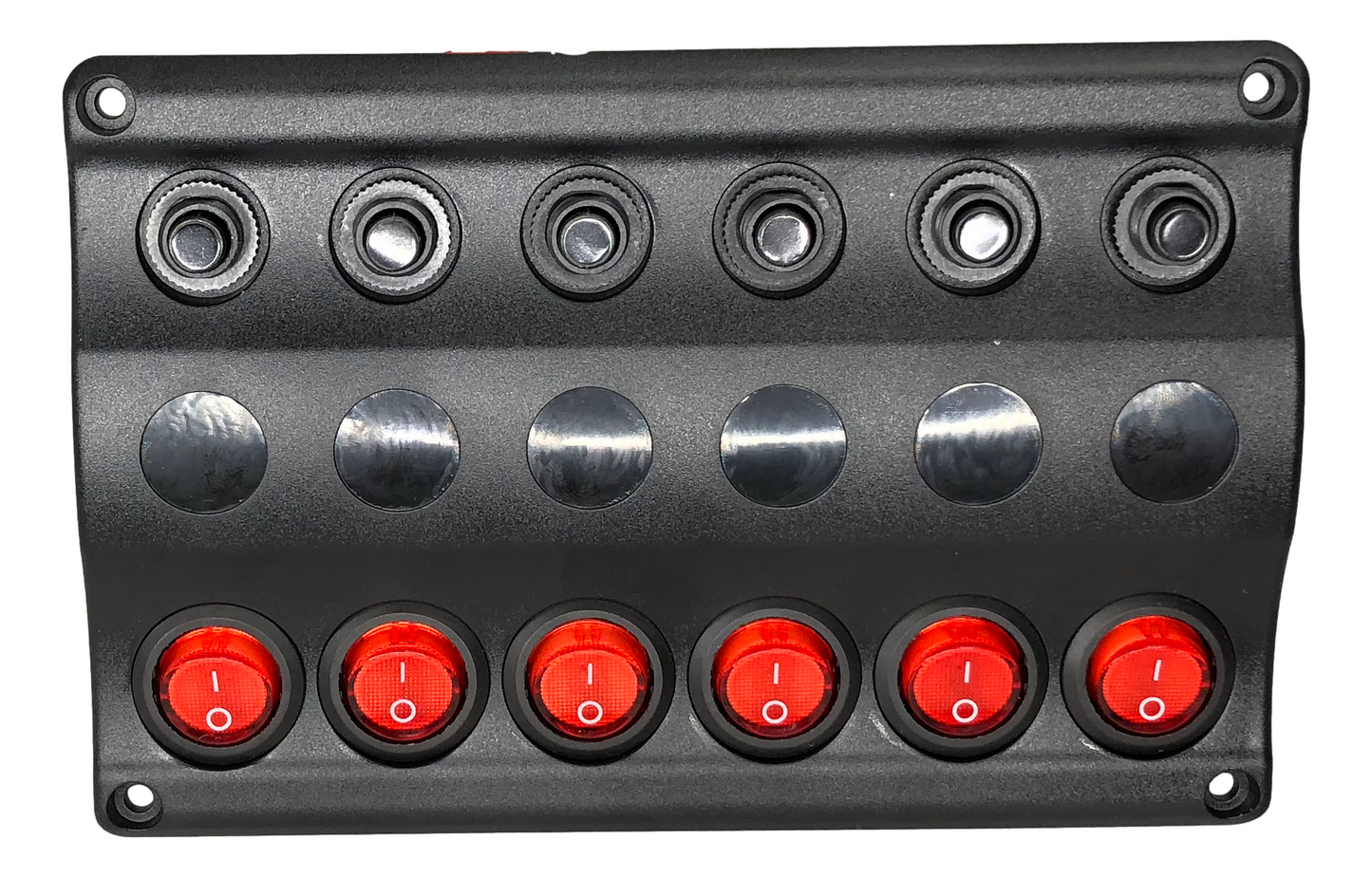 Marine Boat IP65 Switch Panel 6 Gang LED Switches & Circuit Breaker Wa ...