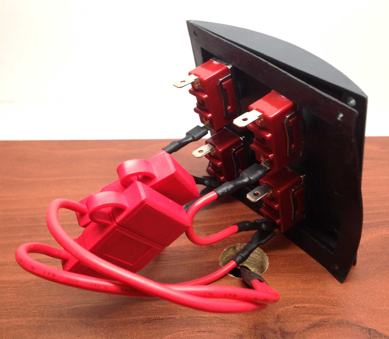 Pactrade Marine Boat Waterproof Switch Panel with Fuses & Neoprene Cap