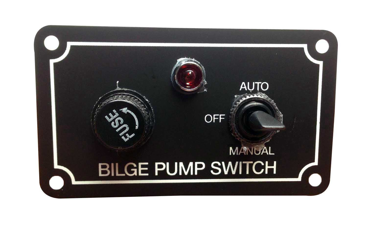 Boat Bilge Pump Switch Aluminum Plate 3 Way Auto Off Manual Spring Ret ...