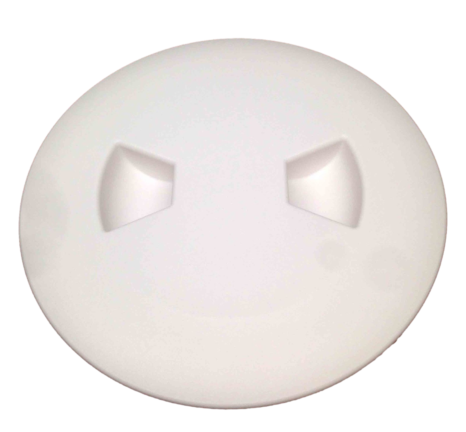 MARINE BOAT WHITE PLASTIC DECK PLATE 6"D WATERPROOF INSPECTION BAYONET ...