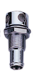 MARINE BOAT 0.5" THRU HULL GAS TANK VENT CHROME PLATED BRASS NUT MONEL ...