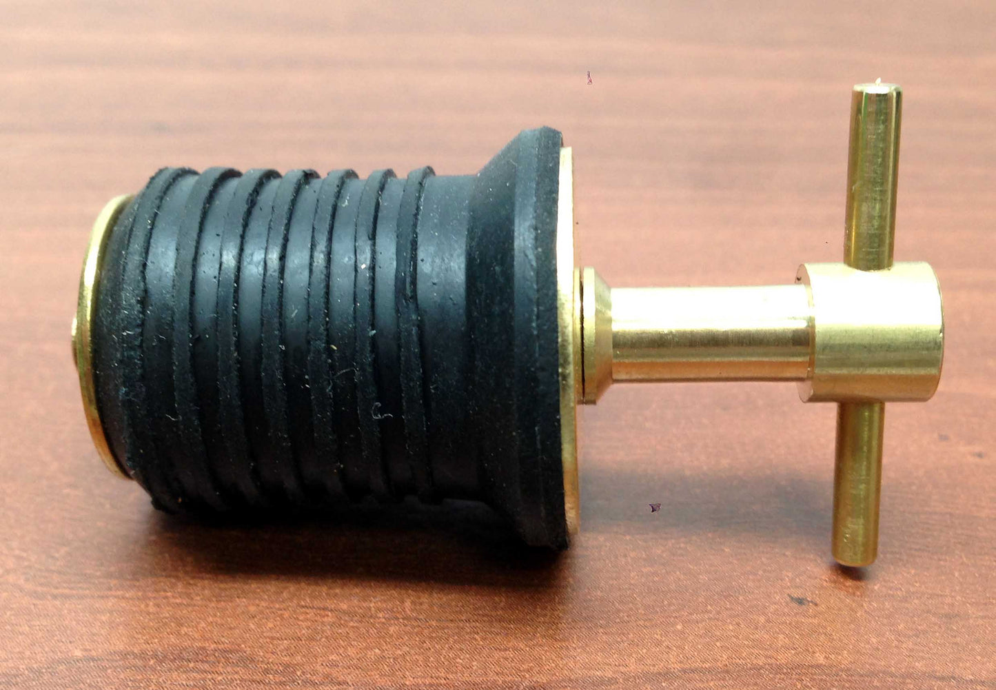 MARINE BOAT BRASS TWIST TOP DRAIN PLUG 1" DIAMETER HULL LIVEWELL USE ...