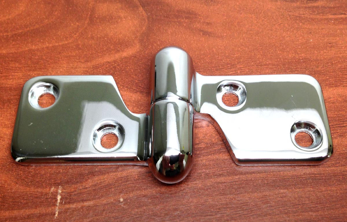 MARINE BOAT STAINLESS STEEL 304 MOTOR BOX HINGE 3.75" BY 1 3/16" HARDW ...