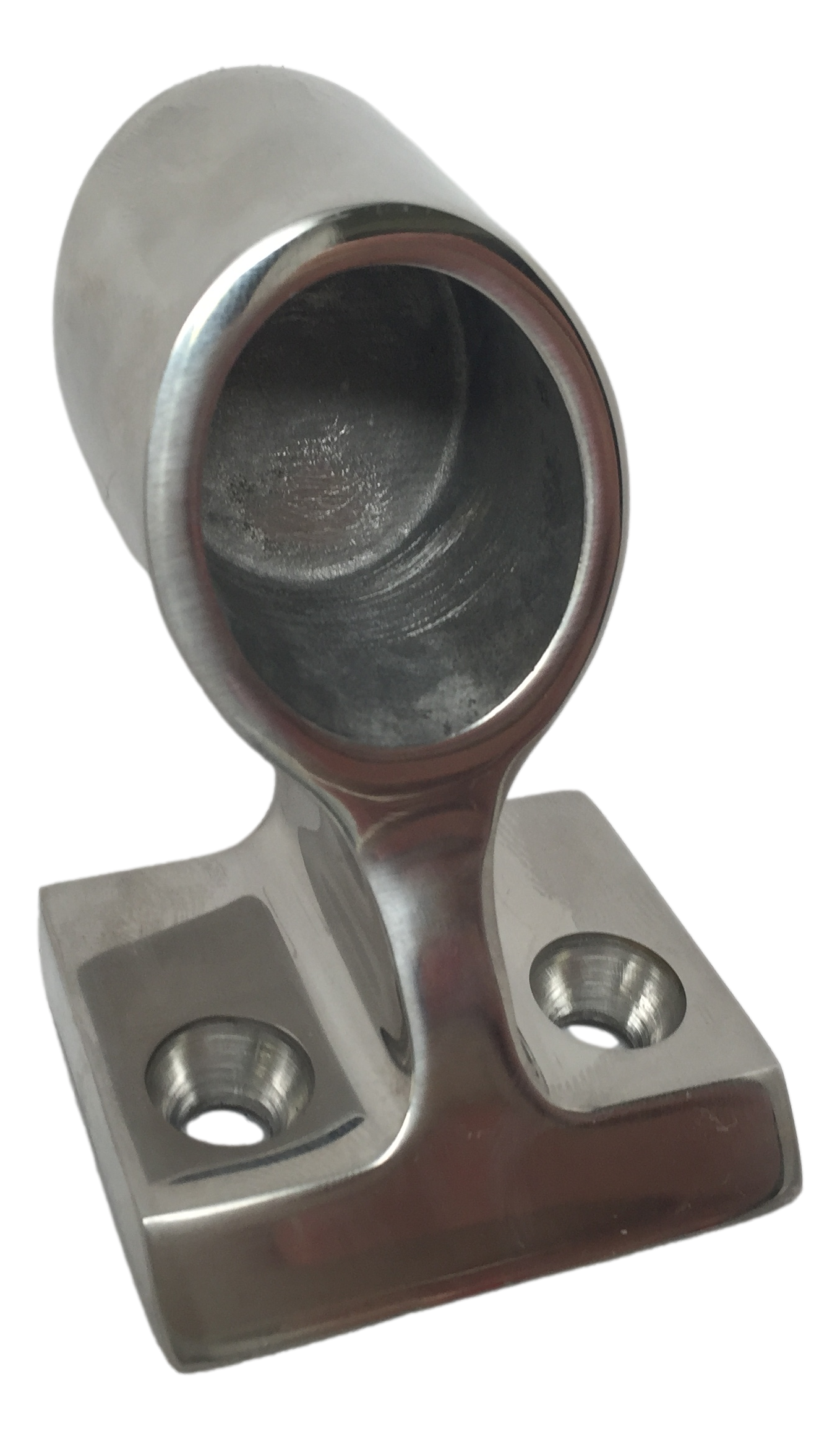 MARINE BOAT DURABLE STANCHION HAND RAIL FITTING SS 316 120 DEG END 7/8 ...