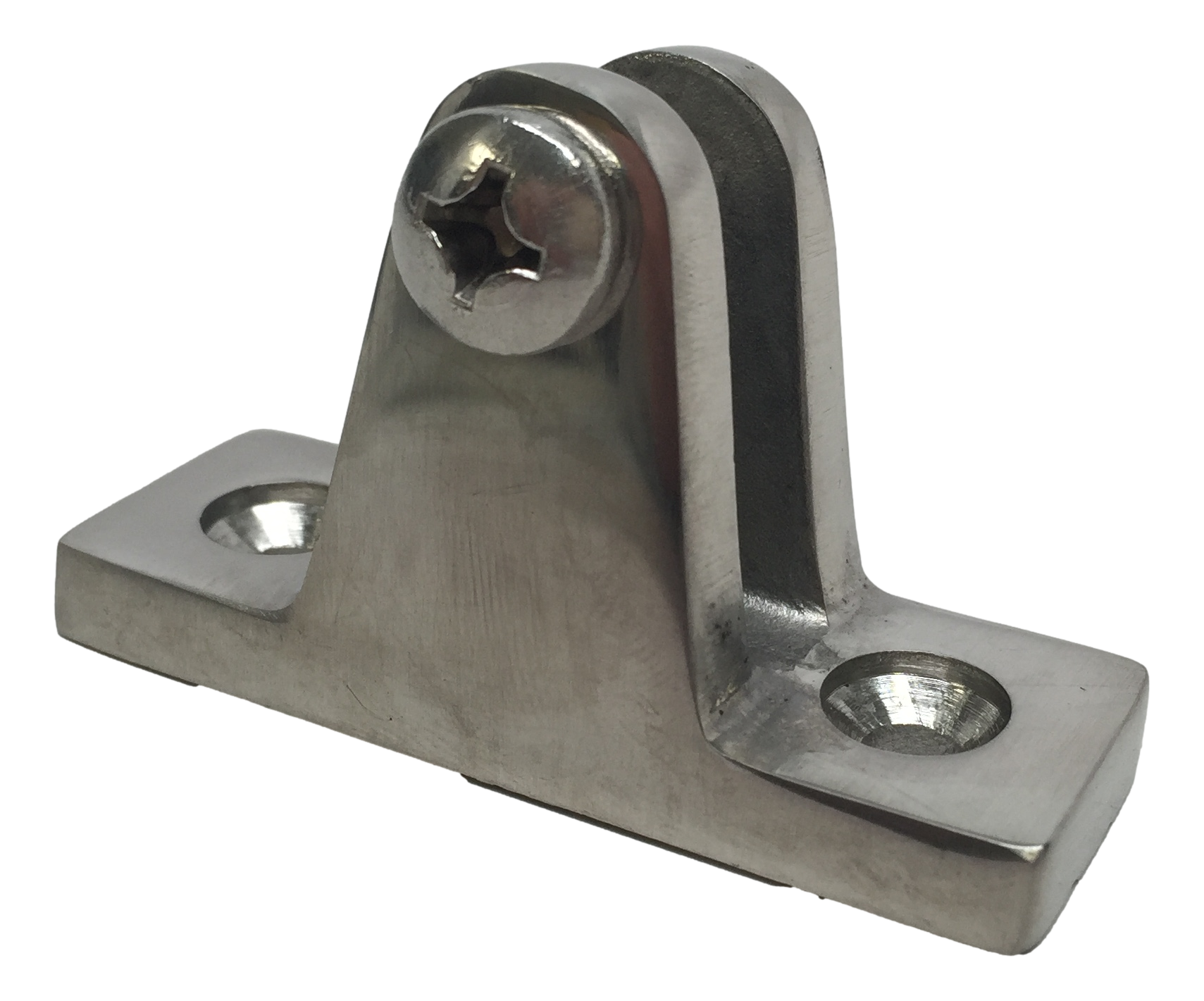Marine Boat Bimini Top Fitting SS 316 Angle Base Deck Hinge 7/8X2 22.2 ...