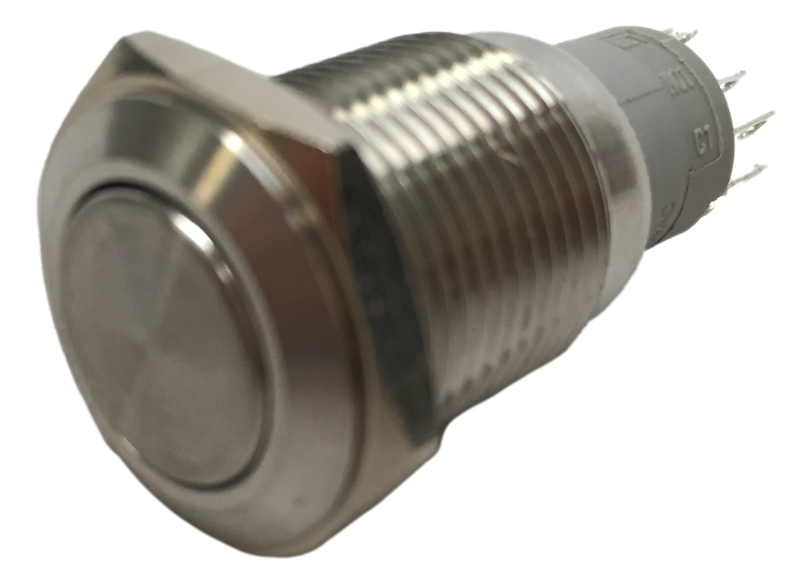 MARINE BOAT CAR TRAILER SS304 ON-OFF PUSH SWITCH BUTTON WITH NUT 12VDC ...