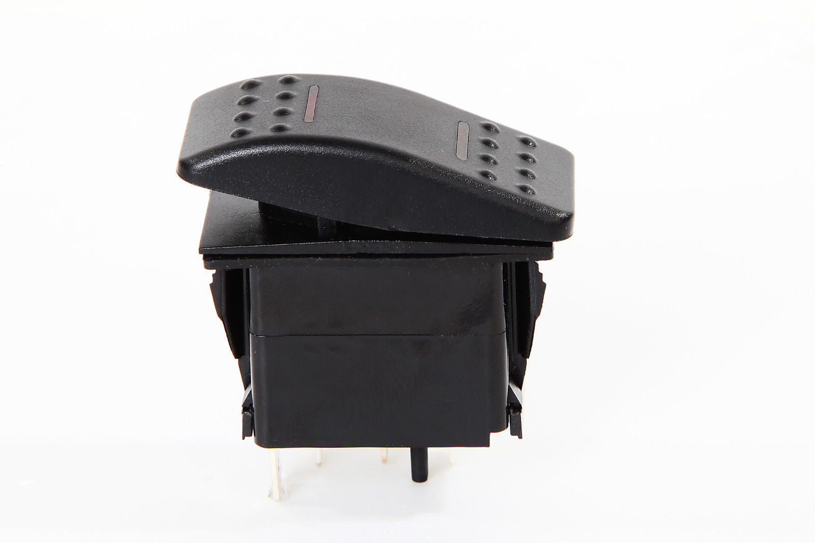 MARINE BOAT TRAILER ROCKER SWITCH ON-OFF-ON SPDT 4 PIN 2 RED LED RV MO ...