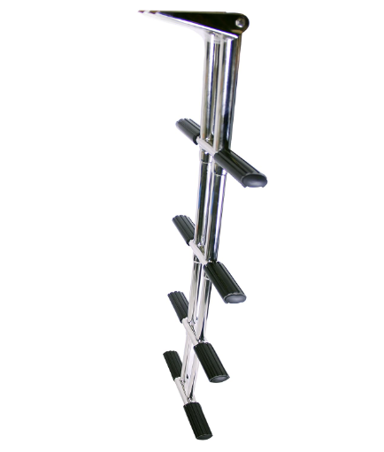Pactrade Marine Telescopic Boat Dive Ladder, Stainless Steel, 4 Step