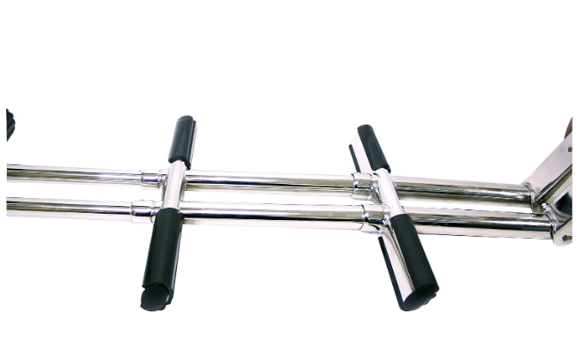 Pactrade Marine Telescopic Boat Dive Ladder, Stainless Steel, 4 Step